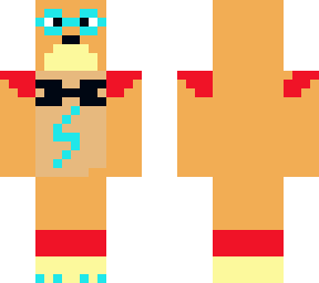 GLAM ROCK FREDDY | Minecraft Skin