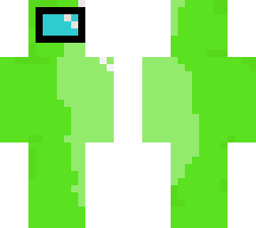 amongus green among us amogus sus | Minecraft Skins