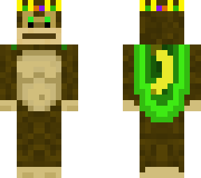 Monkey King With Green Cape | Minecraft Skin