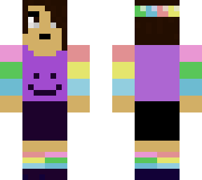 Pan***ual and Polyamorous Girl | Minecraft Skin