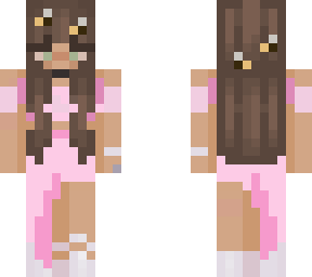 Pink dress :) | Minecraft Skin