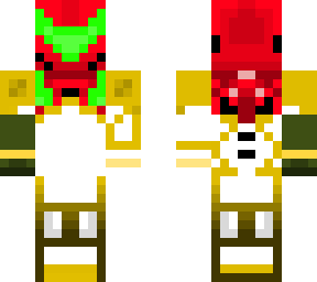 Samus (METROID DREAD) (Varia suit) | Minecraft Skin