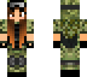 military girl | Minecraft Skins