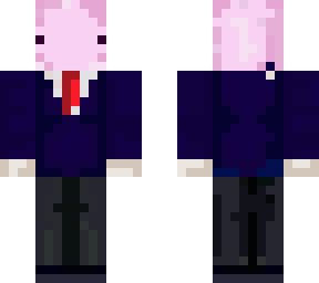Axo in suit | Minecraft Skin