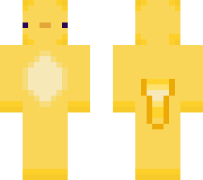 Cute Yellow Axolotl | Minecraft Skin