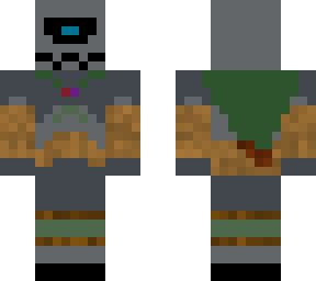 Cybernetic Nature warrior | Minecraft Skin