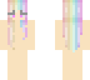 Pastel Rainbow base | Minecraft Skin