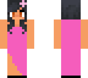Pink Aphmau Super Spy (with flower in her hair) | Minecraft Skin