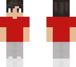 red shirt guy | Minecraft Skin
