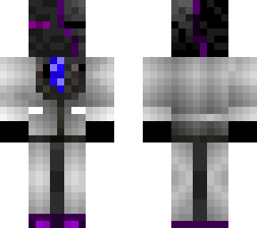 Undead Enderman in a suit | Minecraft Skin