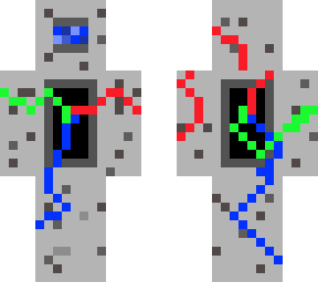 Wheatley with wires | Minecraft Skin