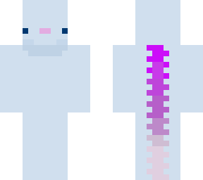 Light Blue Axolotl | Minecraft Skin