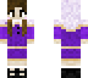 Little purple riding hood | Minecraft Skin