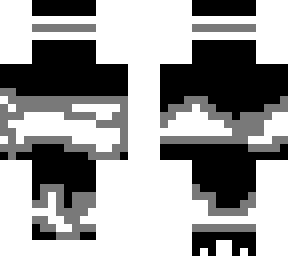 Monochrome Man | Minecraft Skin