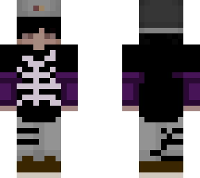 Purple Skeleton Minecraft Skins