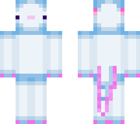 blue axolotl boy | Minecraft Skins