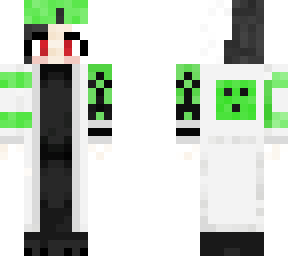 Creeper slime scientist | Minecraft Skin