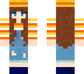 Focus skin girl | Minecraft Skin