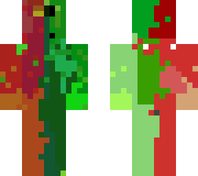 half slime half magma cube | Minecraft Skin