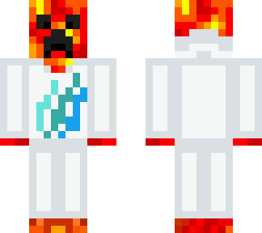Preston Blue Fire Huddie | Minecraft Skin