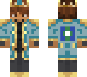 Vesperian King Darker Hair | Minecraft Skin