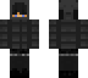 Black Puffer Jacket | Minecraft Skin