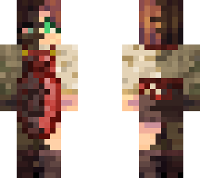 Burnt girl | Minecraft Skin