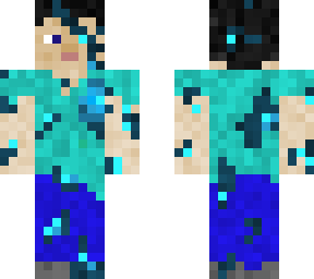 Corrupted Steve | Minecraft Skin