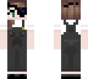 Creeper Dungarees Pirate | Minecraft Skin