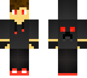 Creeper Gamer 4.1.2 (Red Edition) | Minecraft Skin