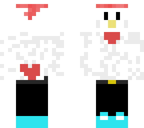 The chicken man in the chicken suit | Minecraft Skin