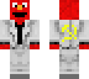 Communist elmo in suit | Minecraft Skin