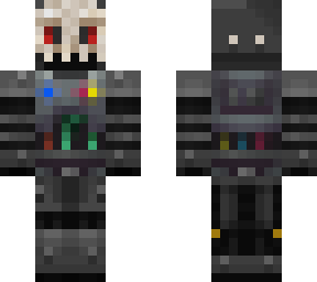 cyborg skeleton | Minecraft Skin