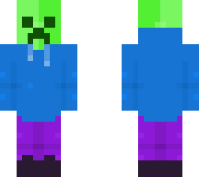 hoodie cweeper - news | Minecraft Skin