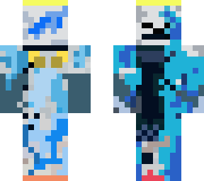 ice skeleton king | Minecraft Skin