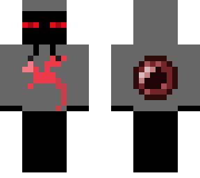 the red enderman | Minecraft Skins