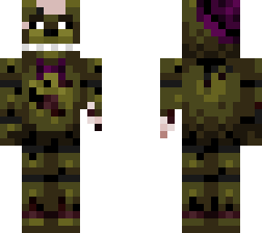 scraptrap style fredbear | Minecraft Skin