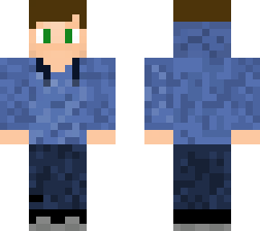 Blue digital camo | Minecraft Skin