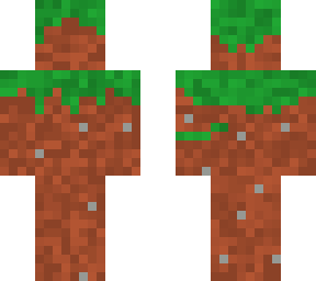 Dirt block man | Minecraft Skin