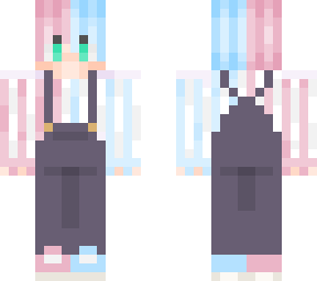 pink and blue | Minecraft Skin