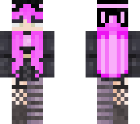 Pink Goth Aesthetic(?) | Minecraft Skin