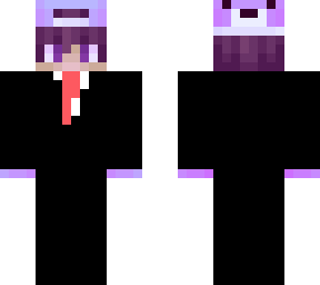 pink hoodie tux | Minecraft Skin