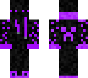 Purple gamer enderman | Minecraft Skin