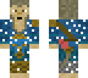 black myth: sun wukong withou crown | Minecraft Skin