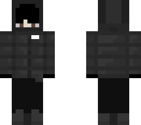 black puffer jacket | Minecraft Skin
