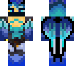 blue fire | Minecraft Skin