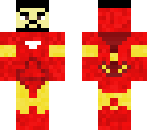 Iron Man-Open Mask | Minecraft Skin