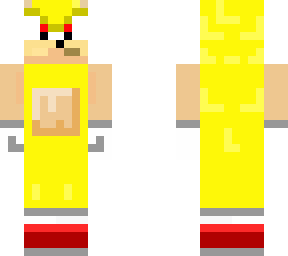Minecraft super sonic from bedrock dlc | Minecraft Skin