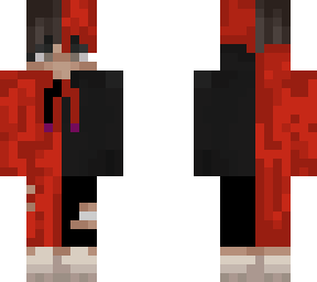 White/Red/Black Eboy | Minecraft Skin