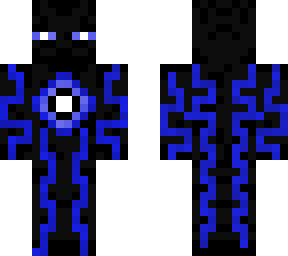 blue energy filled endermen | Minecraft Skin